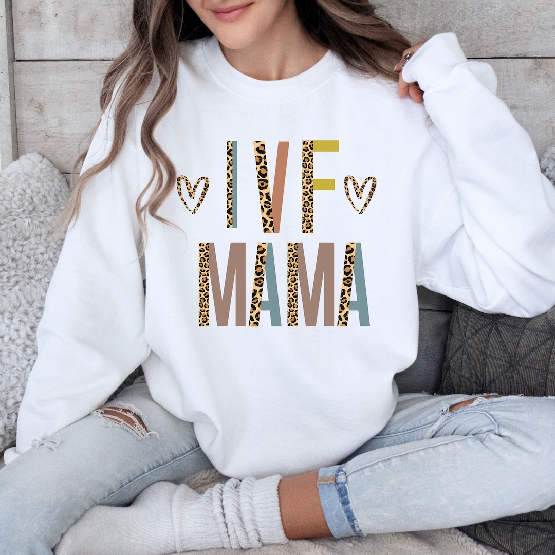 IVF Mama Cute Sweatshirt IVF Transfer Day Sweater IUI Egg Retrieval ...