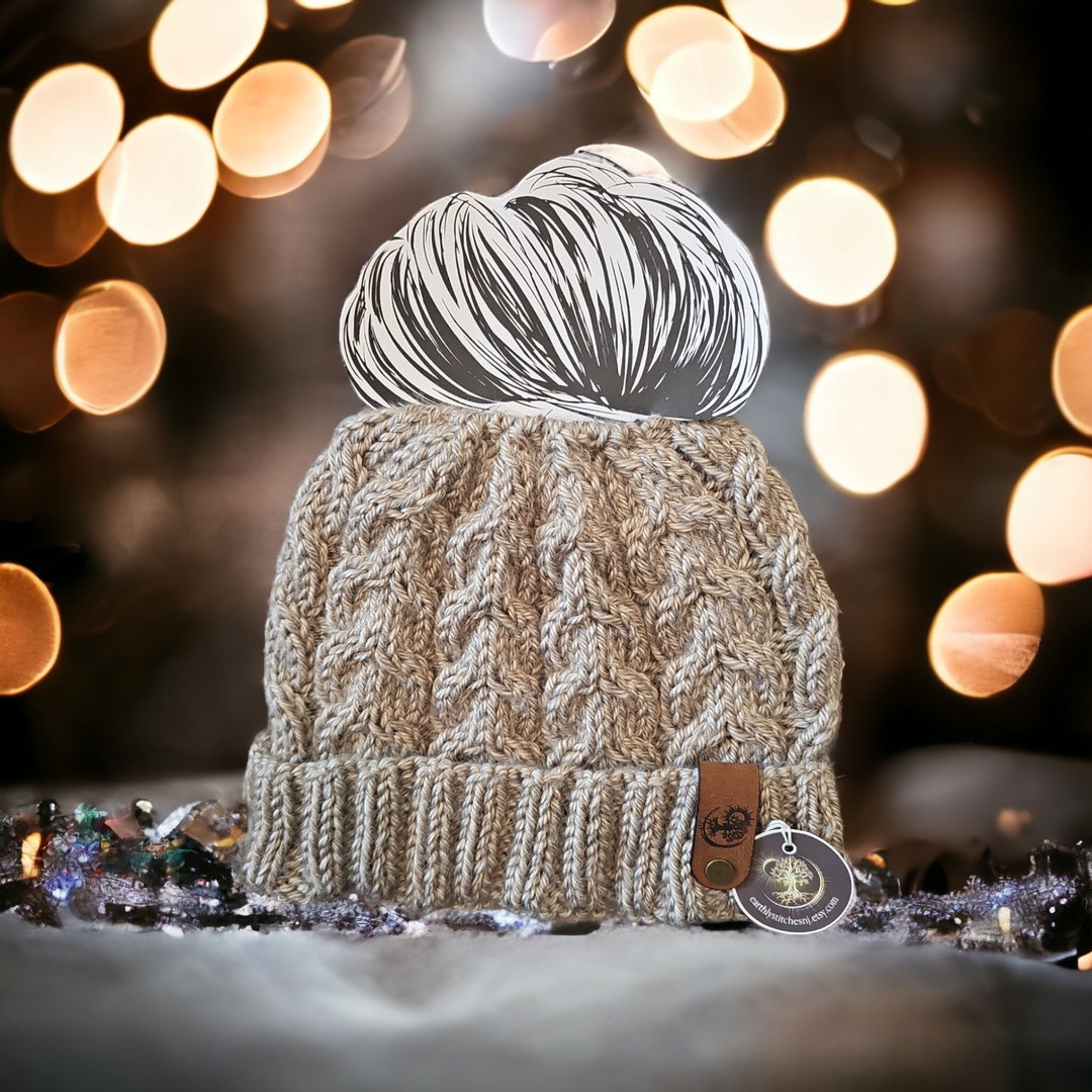 Messy Bun Winter Hat - Etsy