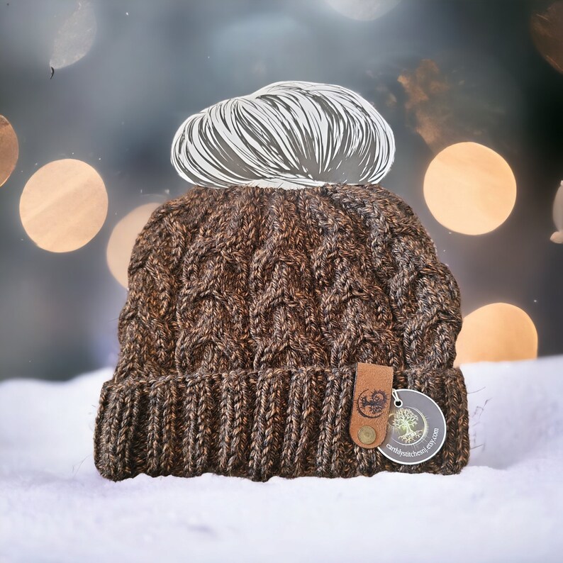 Messy Bun Winter Hat - Etsy