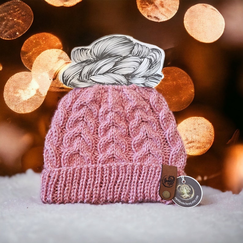 Messy Bun Winter Hat - Etsy