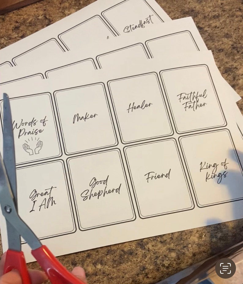 80 Praise Cards | Words of Praise Cards | Scripture Affirmation Cards ...