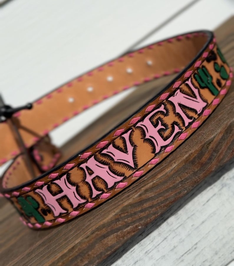 Customizable Tooled Leather Belts - Etsy