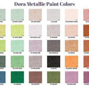 Metallic Paint - 70 Color Options - Metallic Paint for Furniture ...
