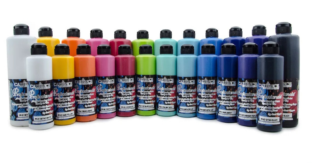 SET - 12 Colors Pouring Paint - Acrylic Pouring - Pouring for Canvas ...
