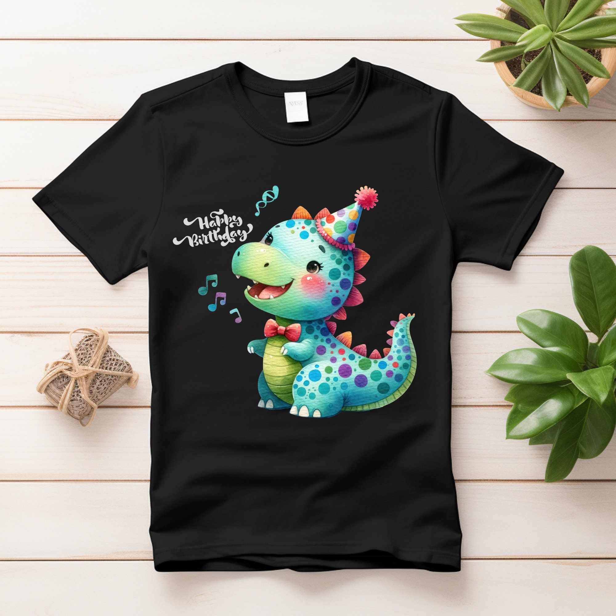 Watercolor Dinosaur Birthday Party Clipart, Dino Party Extravaganza ...