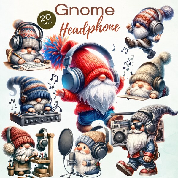 Watercolor Gnomes - Etsy