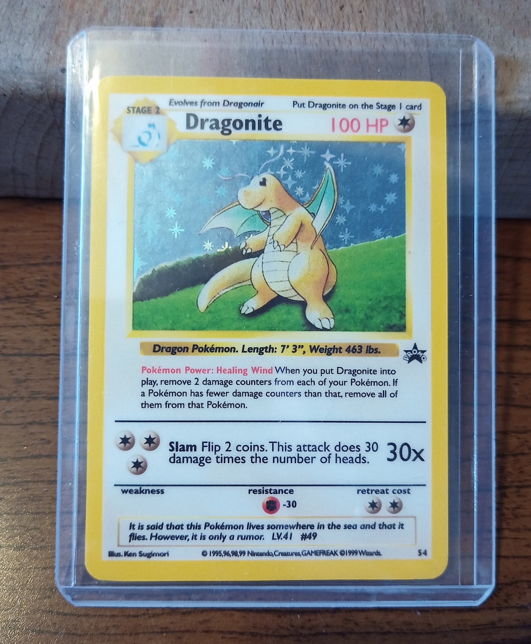 Dragonite Gameboy Promo English Version HOLO - Etsy