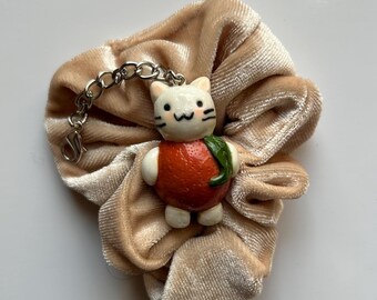 Cute Cat Keychain Polymer Clay Charm Handmade Accessory Kawaii ...