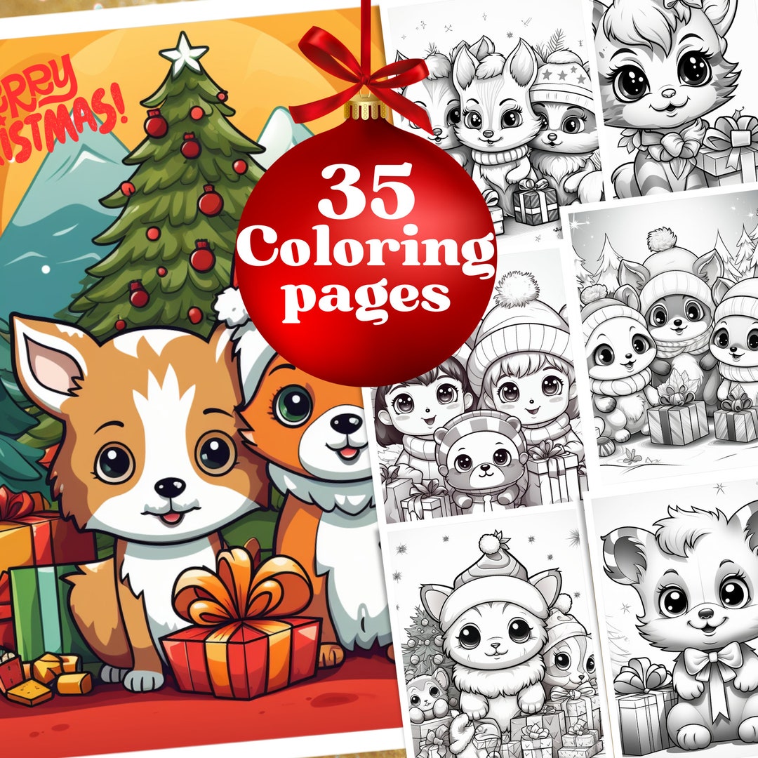 Christmas Animals A4 Size Activity Pages Christmas Games Winter ...