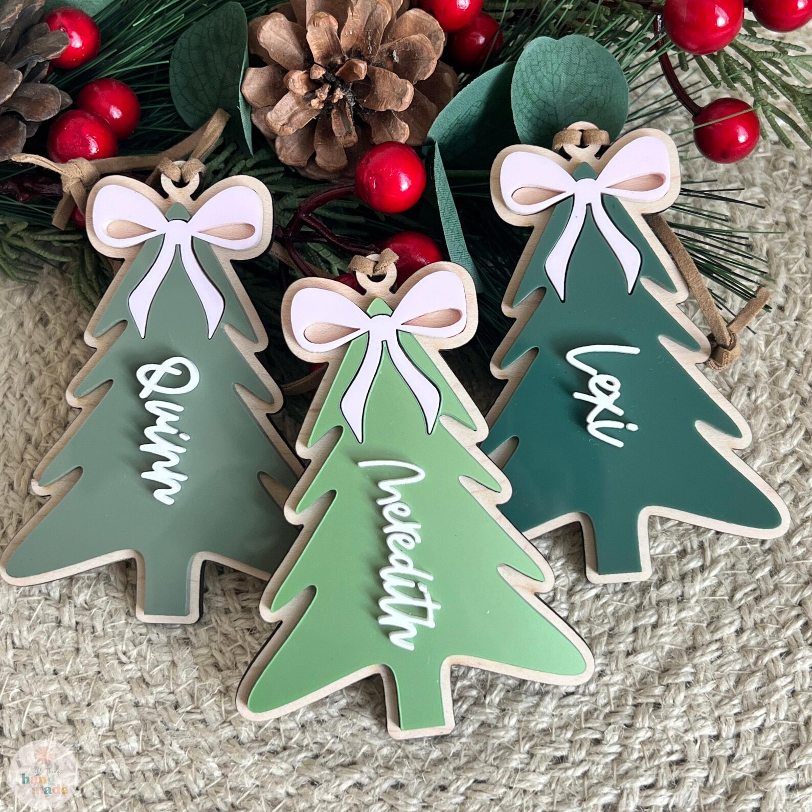 Personalized Christmas Tag Stocking Gift for Kids, Custom Name ...