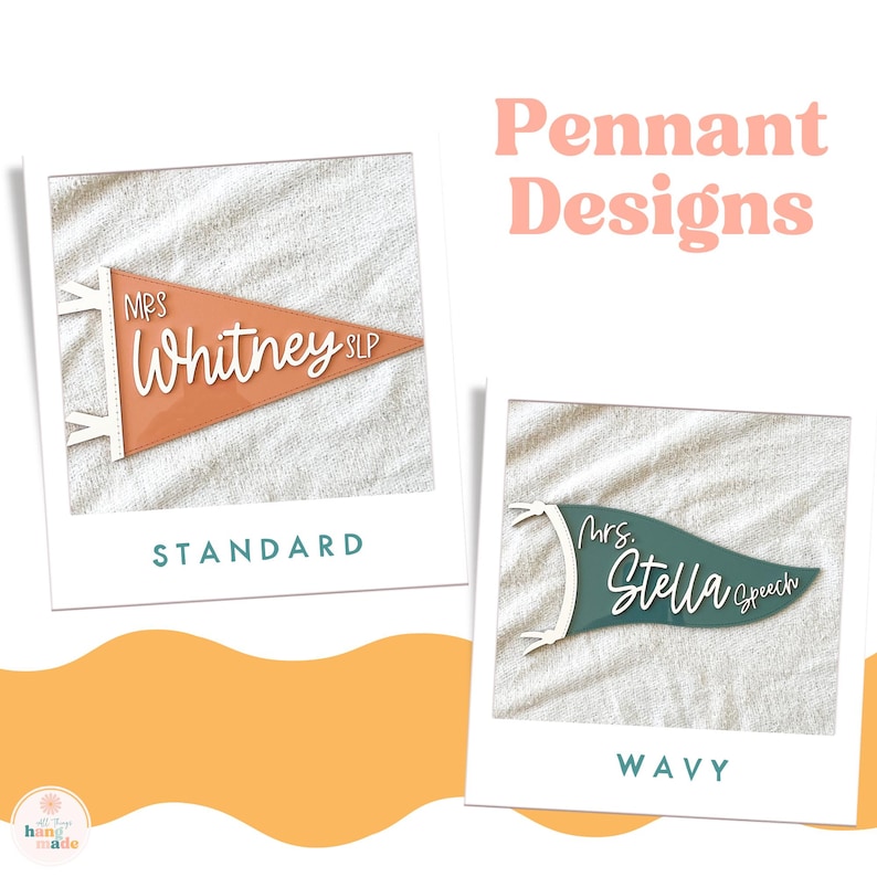 Personalized Pennant Speech Language Pathologist Name Sign Gift for SLP ...