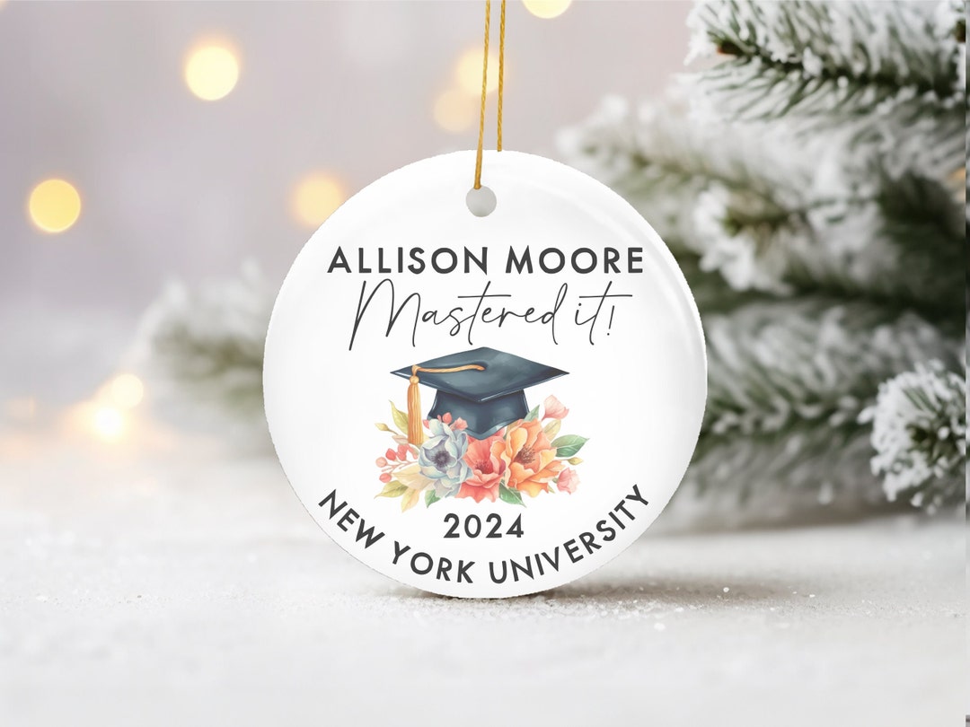 Graduation Ornament Personalized Graduation Christmas Ornament Gift for ...