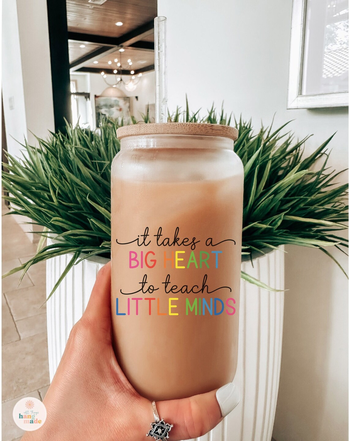 Teacher Appreciation Glass Cup Gift for Teacher Appreciation ...