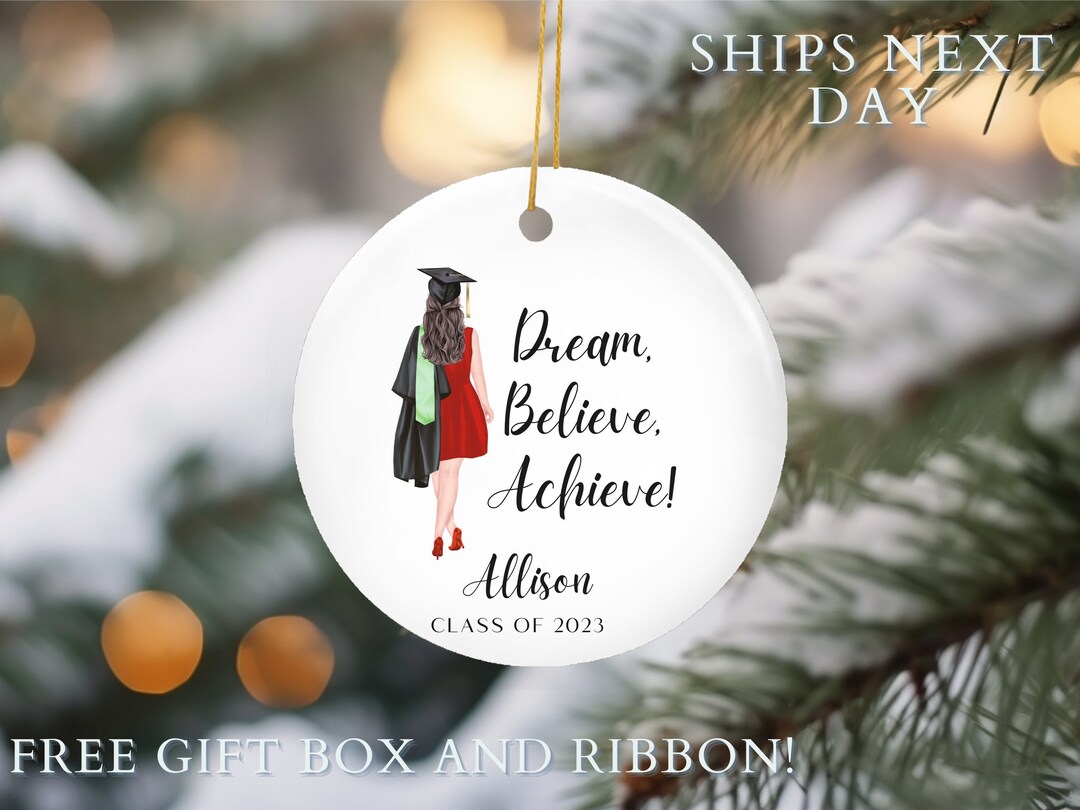Graduation Ornament Personalized Graduation Christmas Ornament - Etsy