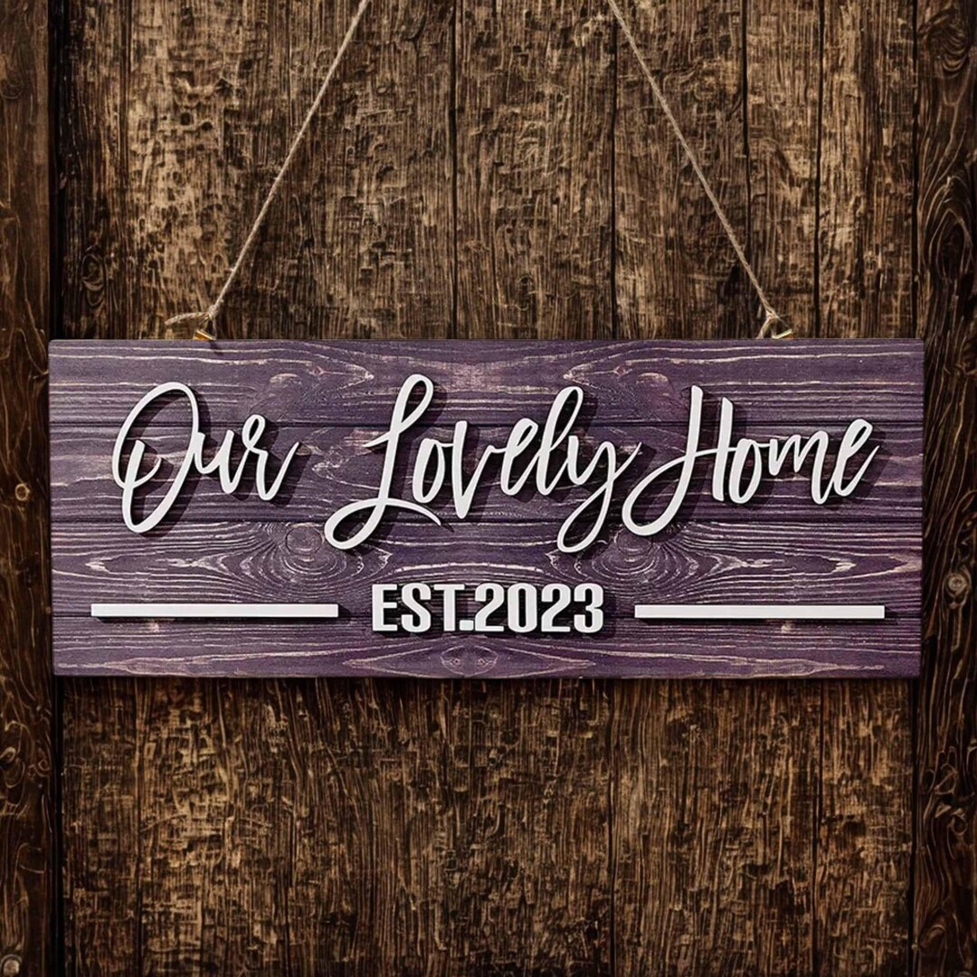 Custom Wood Sign, Personalized Name Sign, Wooden Signs, Name Sign, Wall ...