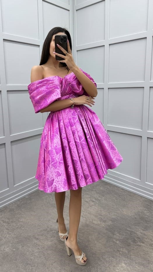 Chest Detail Strapless Pleated Design Dress, 27544 - Etsy
