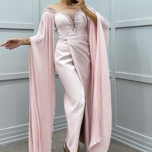 Chest Embroidered Sleeve Detail Design Dress,29858 - Etsy