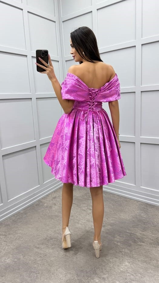 Chest Detail Strapless Pleated Design Dress, 27544 - Etsy