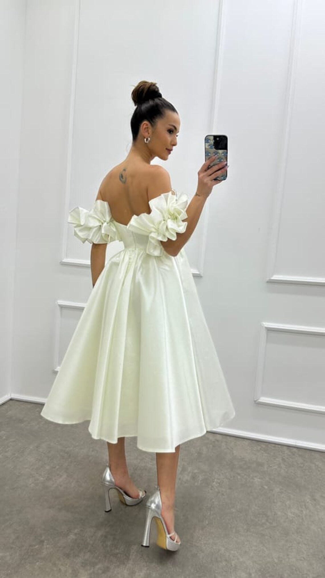 Strapless Chest Jeweled Sleeve Detail Design Dress,21620 - Etsy