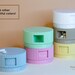 7 Day Large Pill Box, Pill Organize Pastel Yellow, Pill Dispenser for ...