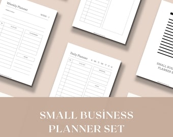 Small Business Planner Printable Entrepreneur Day Planner Solopreneur ...
