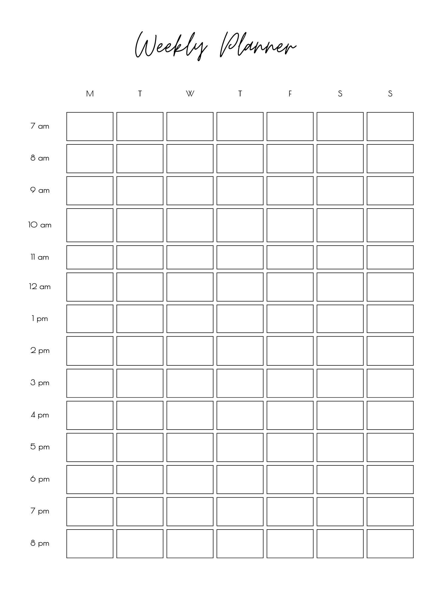Weekly Planner Bundle - Etsy