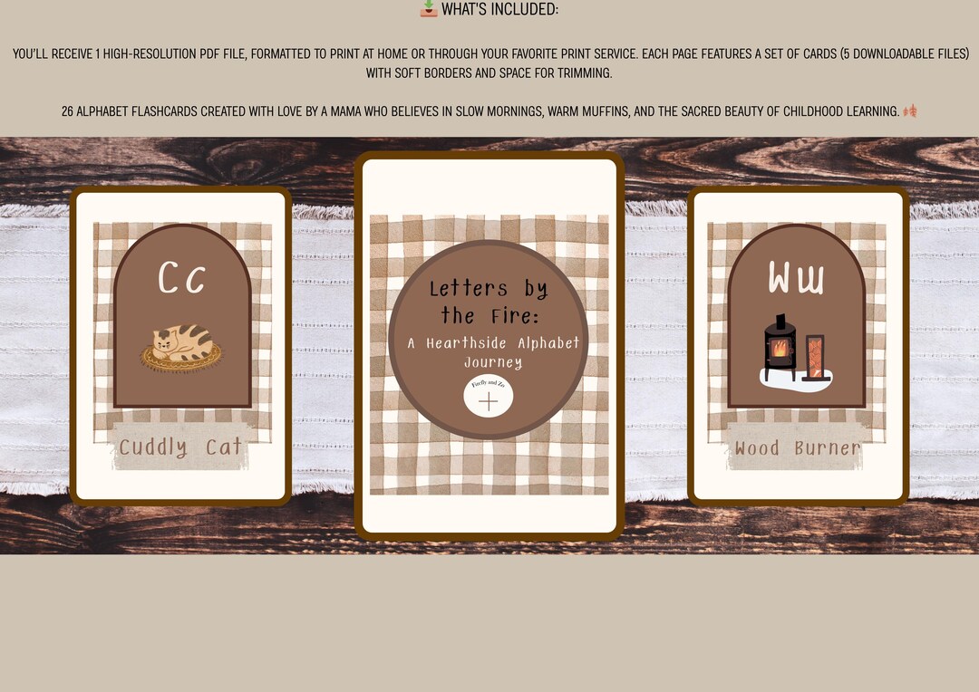 ABC Flashcards for Kids – Printable Alphabet Cards for Toddlers | Cozy ...