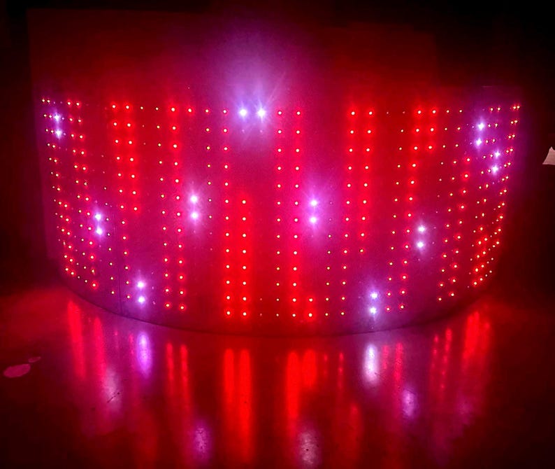 DJ Booth, Facade, LED Equalizer Panel Sound-activated - Etsy