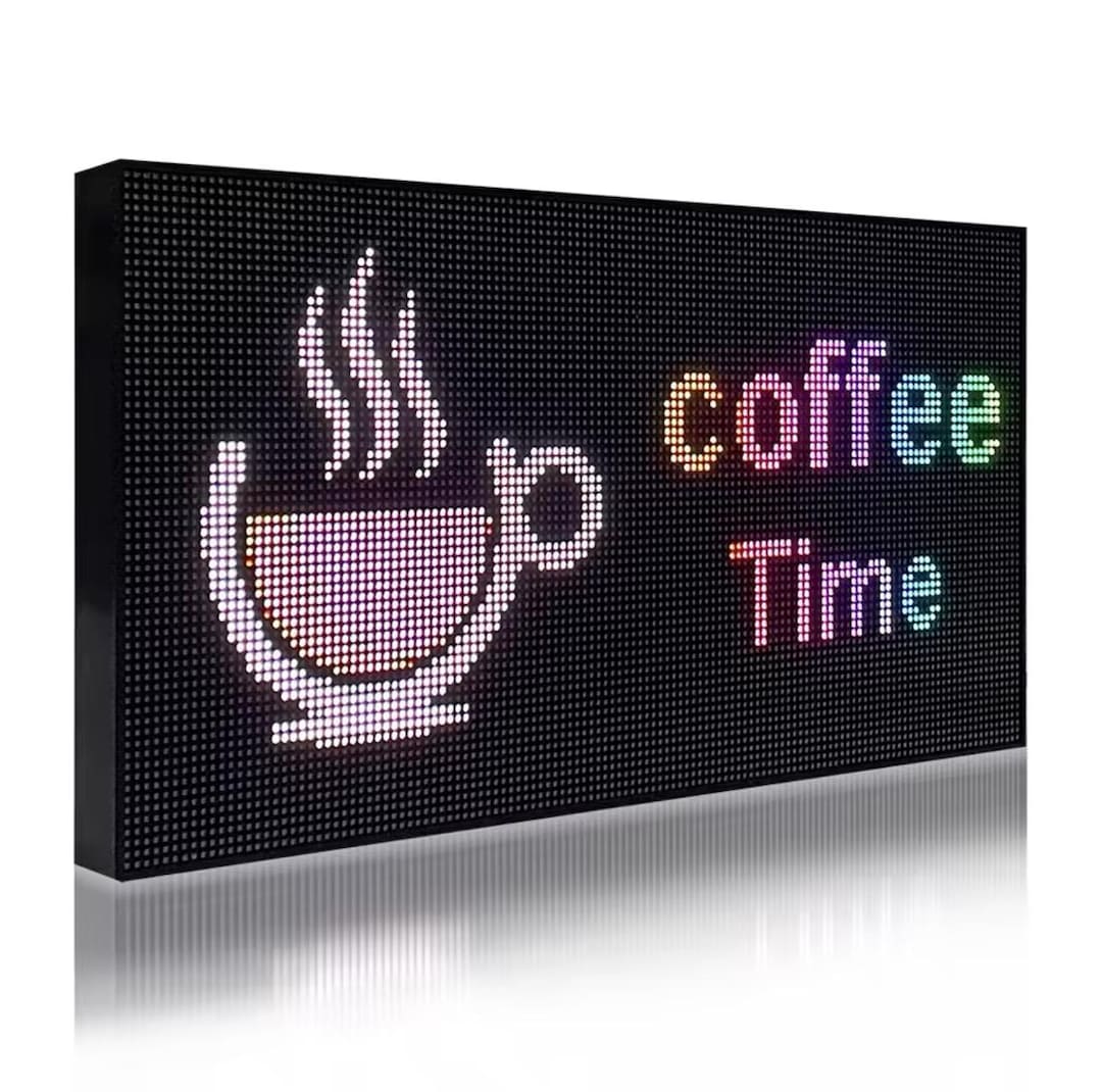 Led Sign 39CM HD P3 Led Module Display RGB Wifi Programmable Scrolling ...