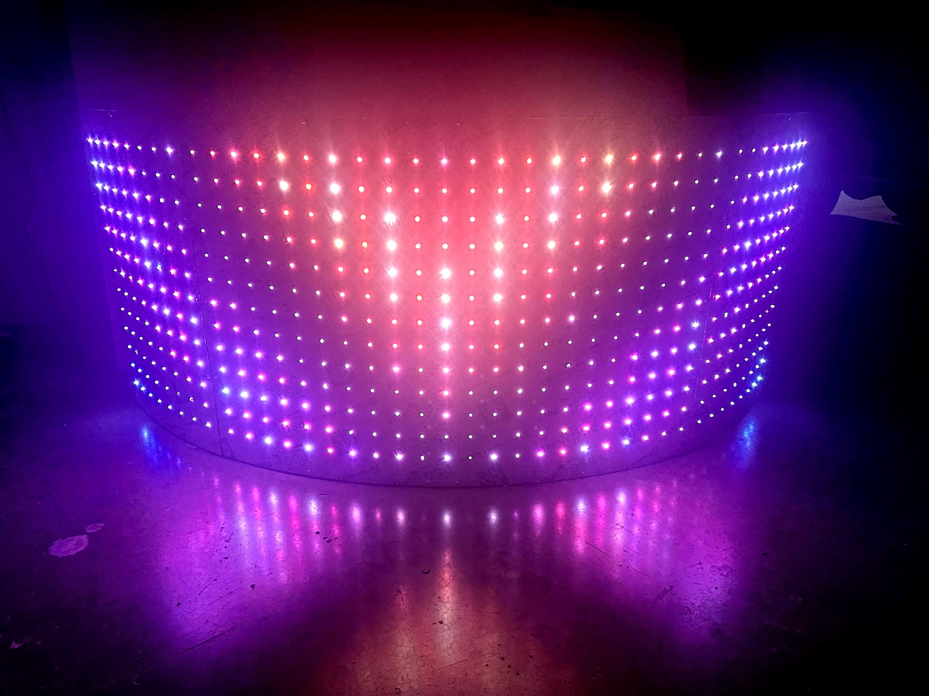 DJ Booth, Facade, LED Equalizer Panel Sound-activated - Etsy