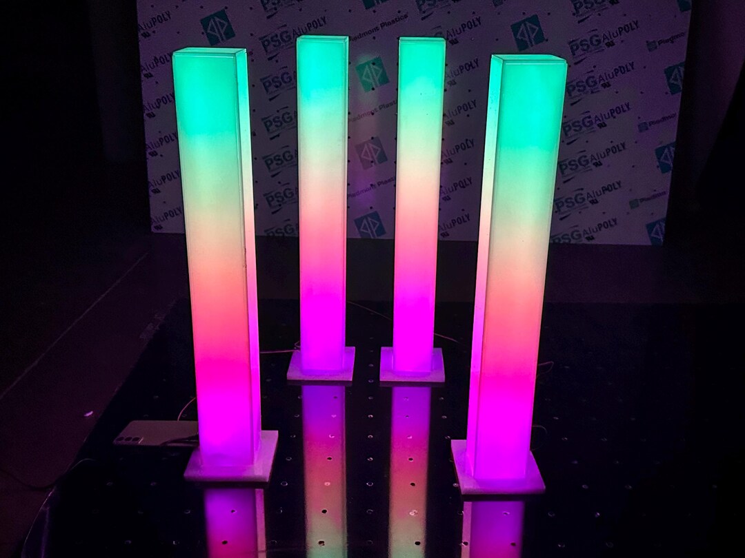 LED Equalizer Tubes: Sound Activated Multicolor Lights - Set of 4 - Etsy