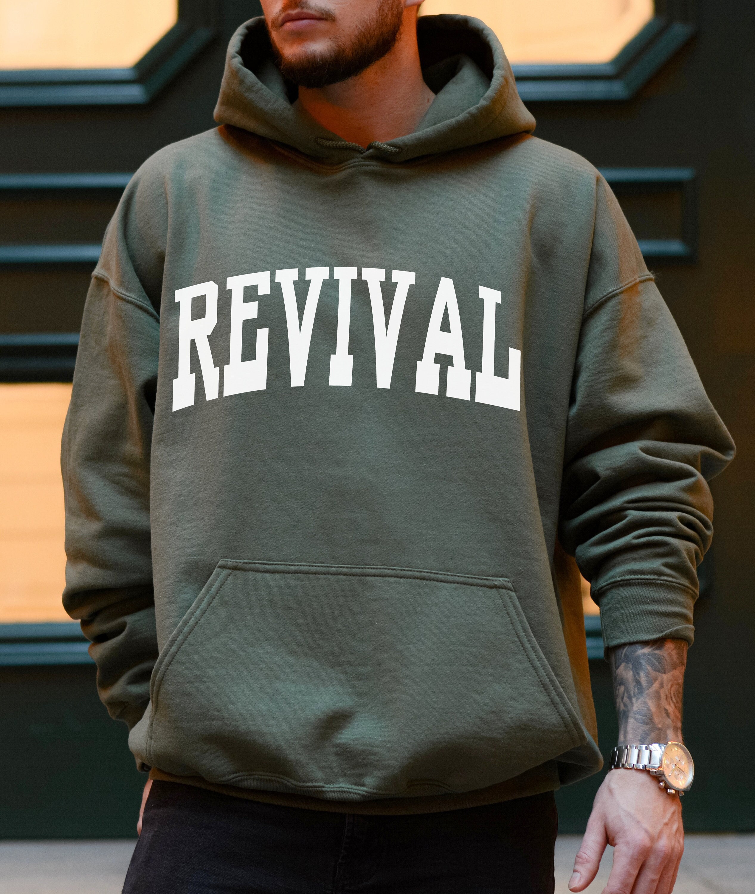 Revival Sweatshirt Spiritual Hoodie Christian Hoodie Faith Based Shirt ...