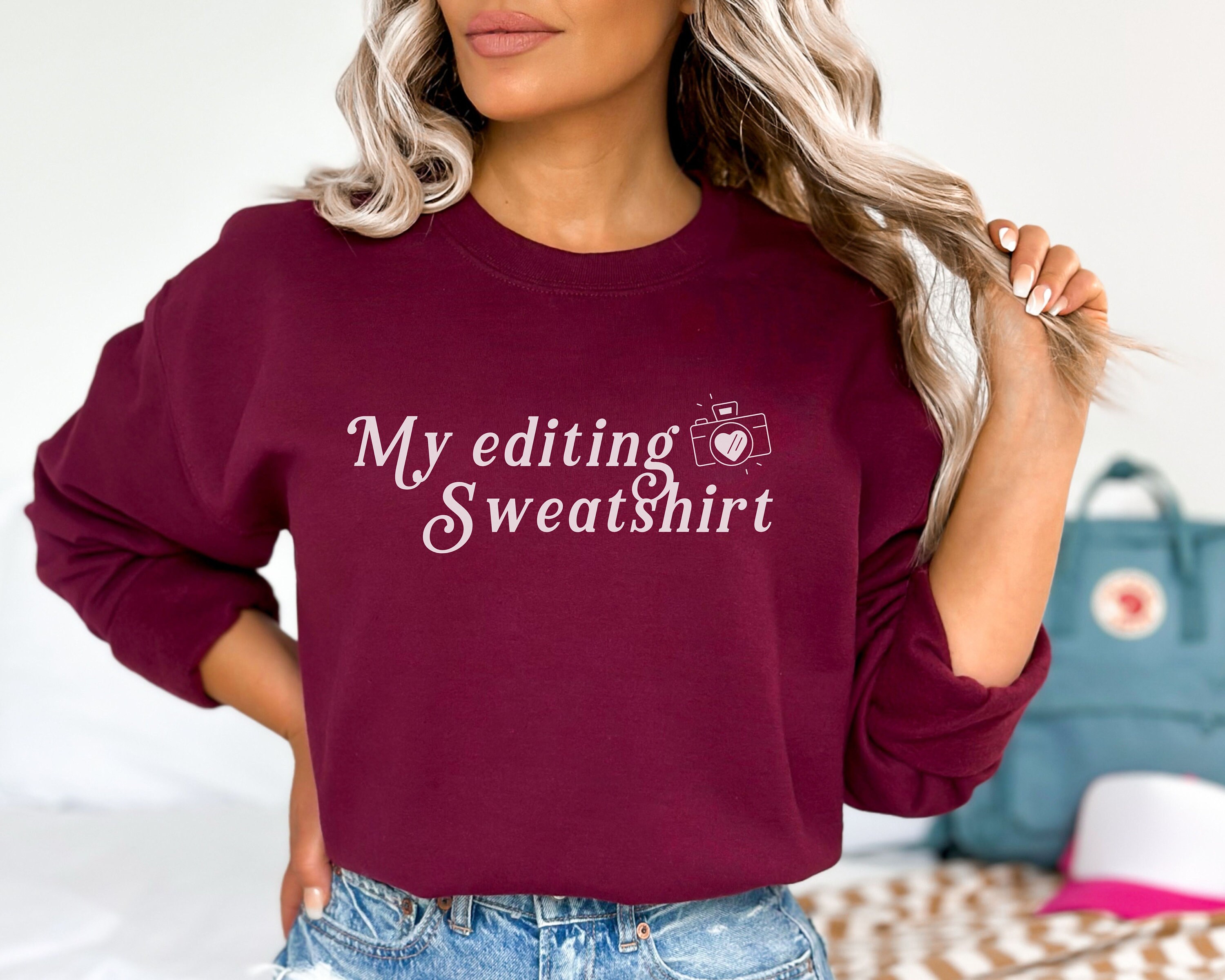 Photographer Sweatshirt Editing Sweatshirt Photographer Crewneck ...