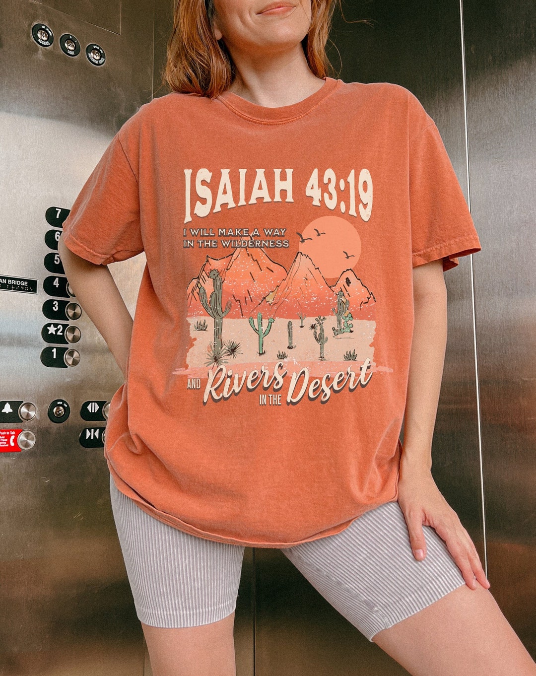 Boho Christian Comfort Colors Tshirt Isaiah 43:19 Vintage Inspired ...