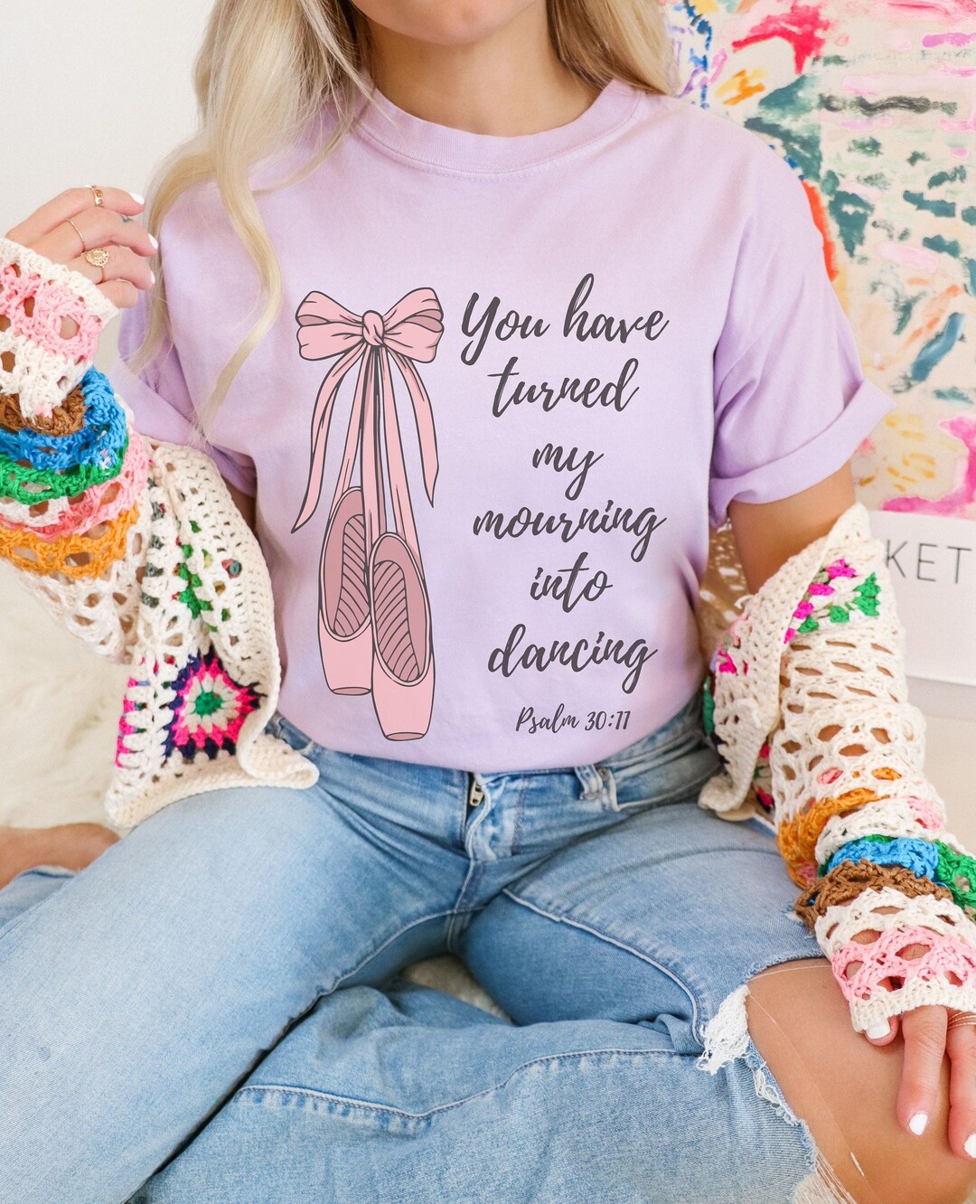 You Have Turned My Mourning Into Dancing Christian Comfort Colors ...