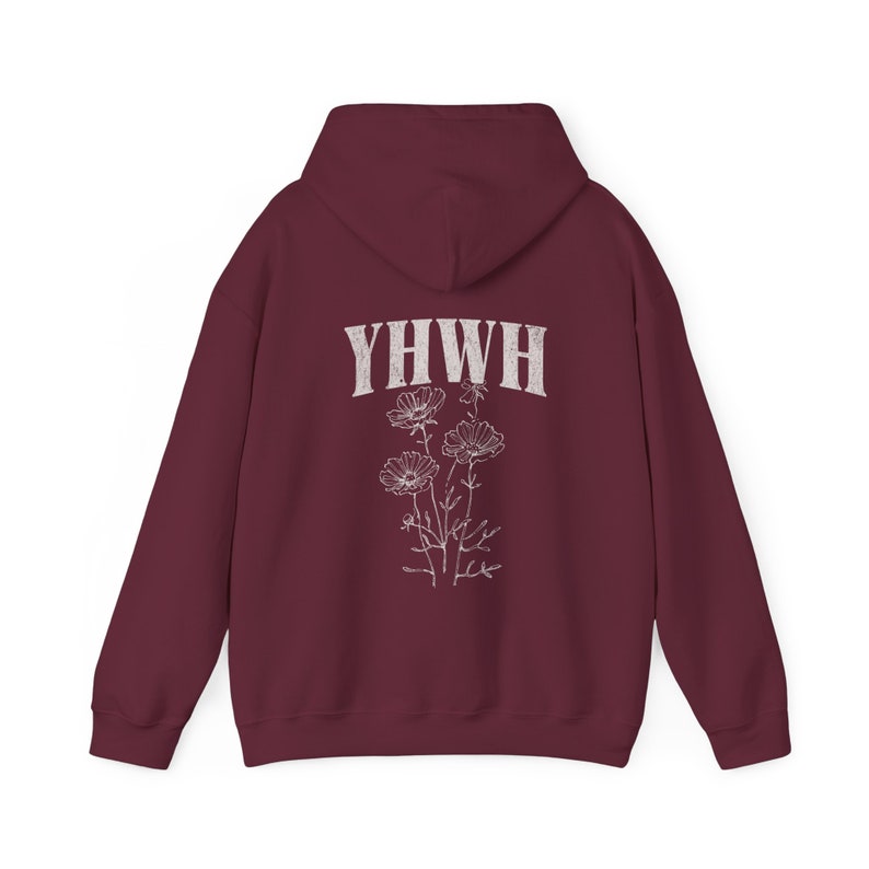 Christian Hoodie Yahweh YHWH Names of God Jesus Hoodie Christian Merch ...
