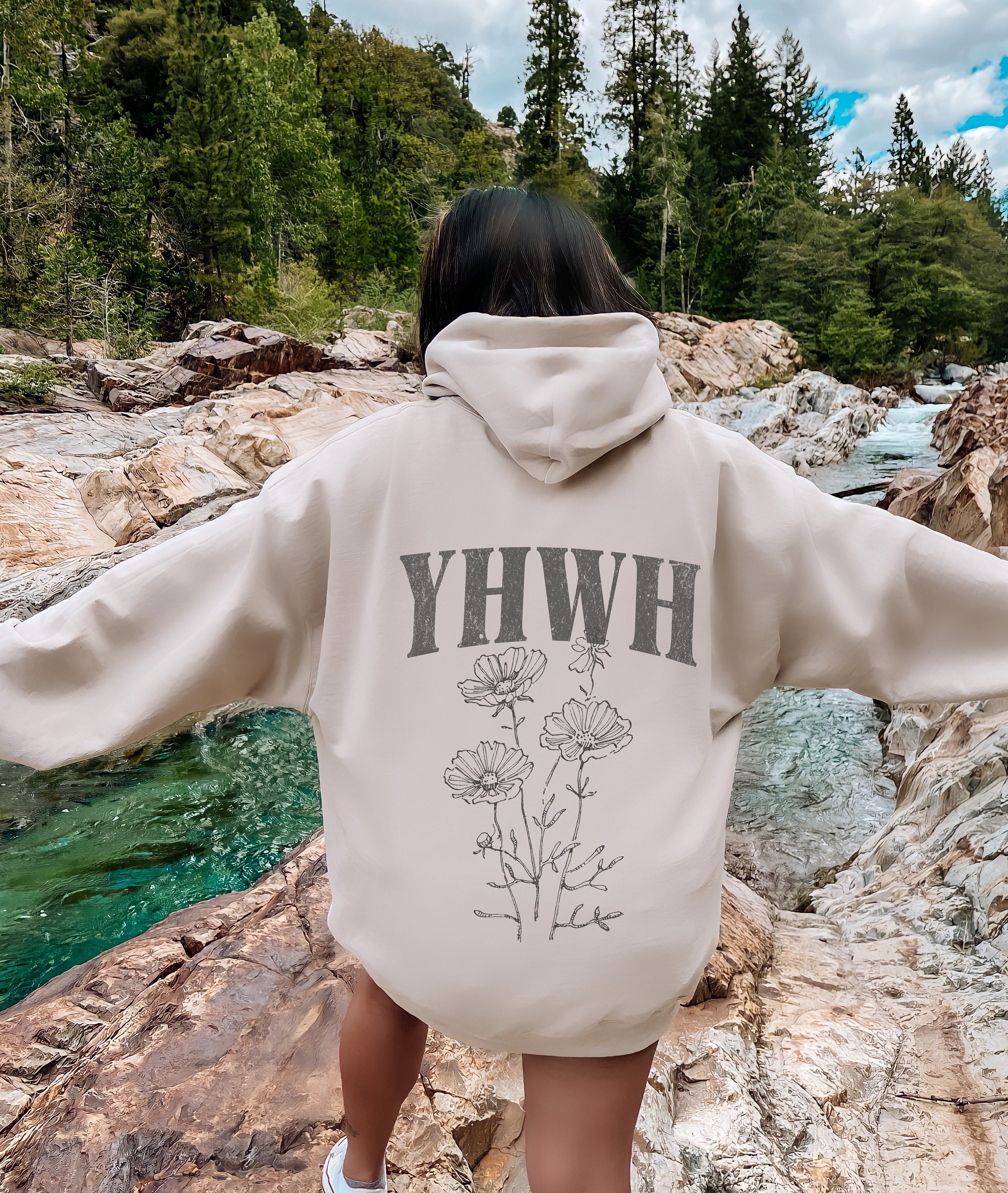 Christian Hoodie Yahweh YHWH Names of God Jesus Hoodie Christian Merch ...