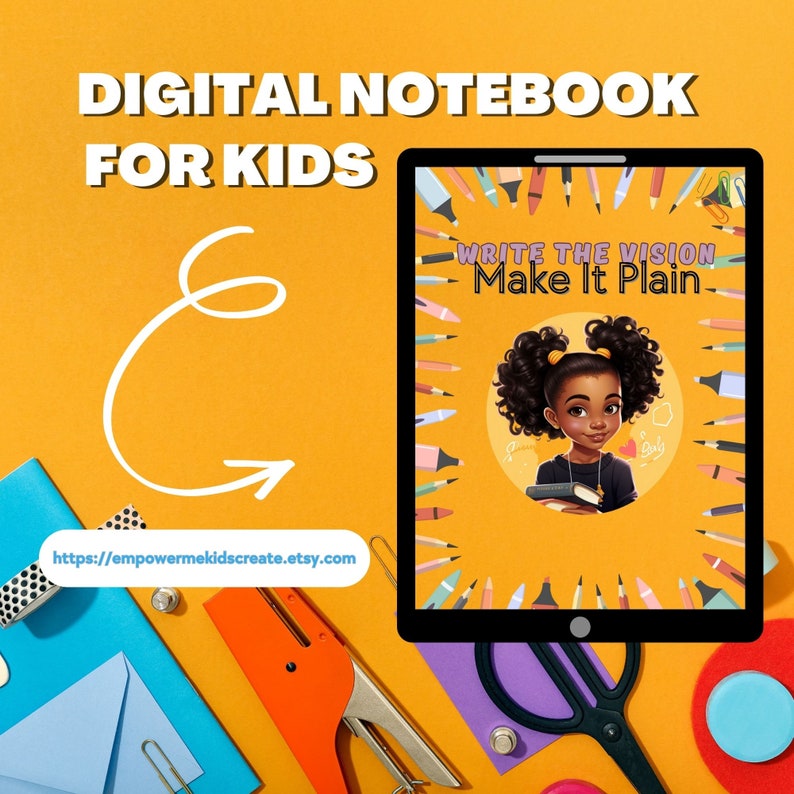 Write the Vision, Make It Plain Spiral Notebook (digital) - Etsy