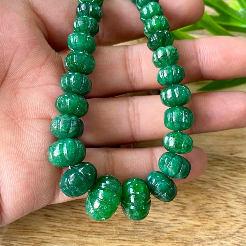 Carved Melon Beads - Etsy