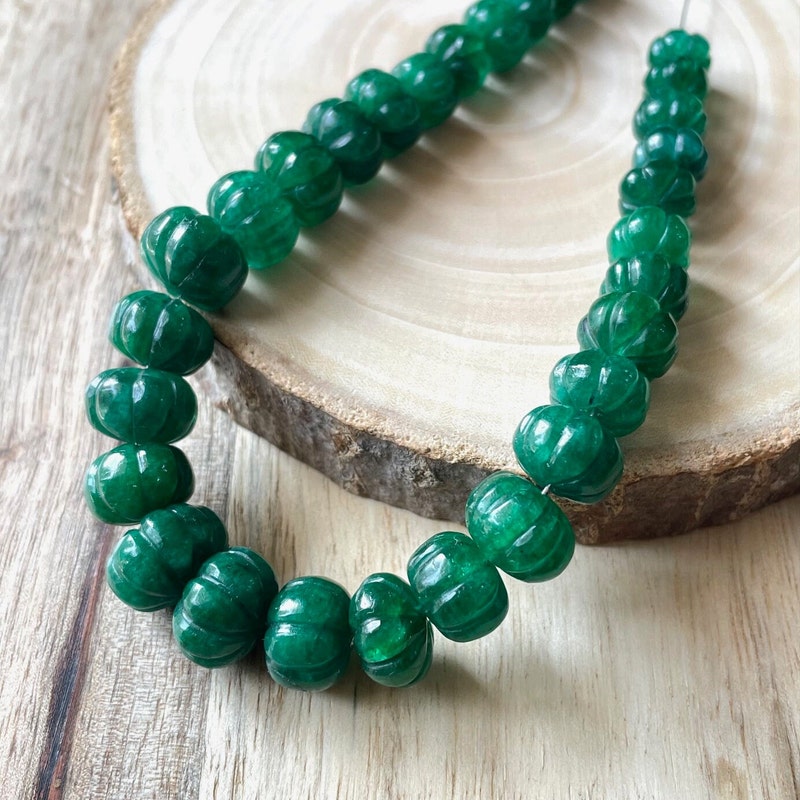 Carved Melon Beads - Etsy