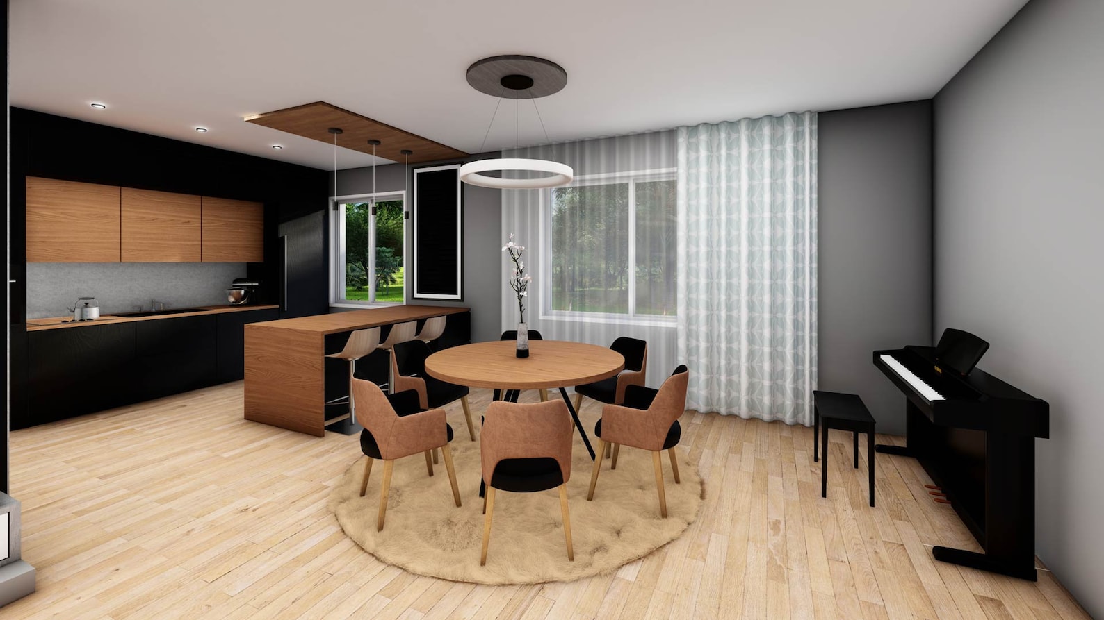 House Floorplan | 7x8 Meters House Plan | 3 Bedroom House Plan | 2 ...