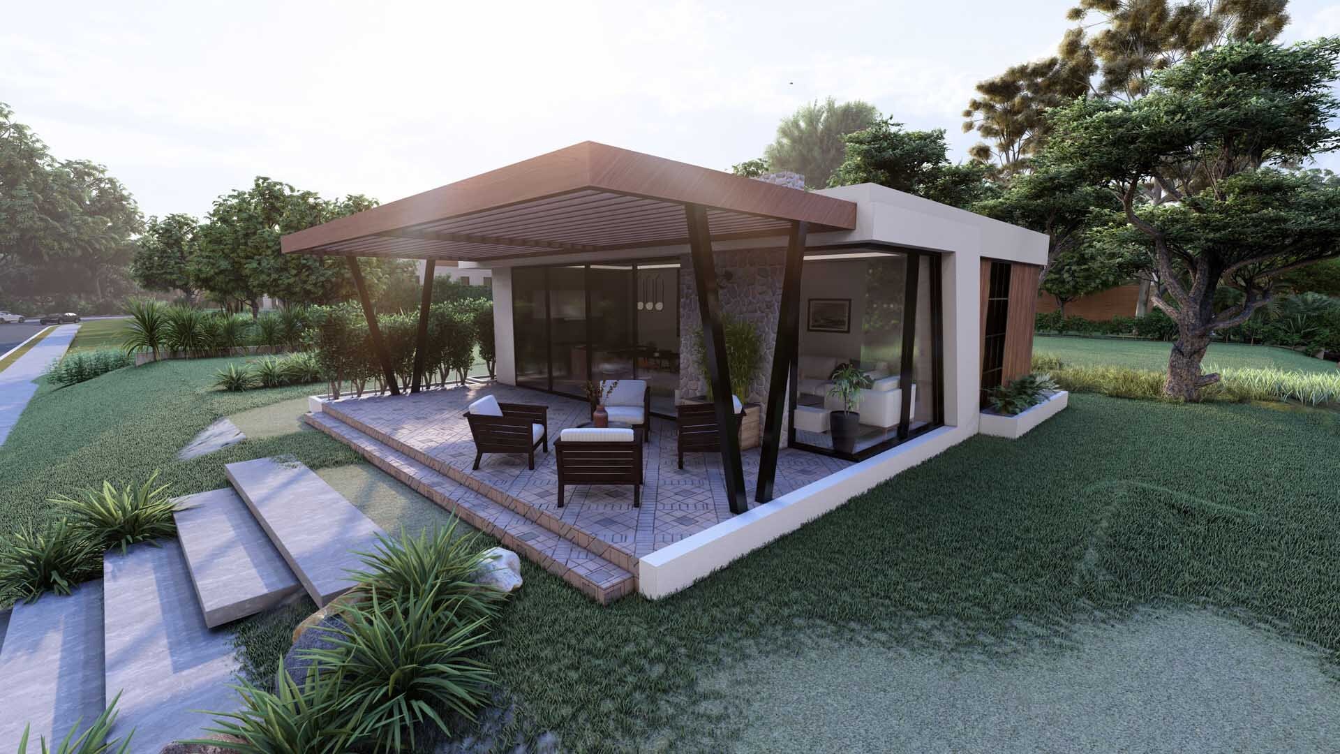 Tiny House Floorplan | 7x9 Meters House Plan | 2 Bedroom Small House ...
