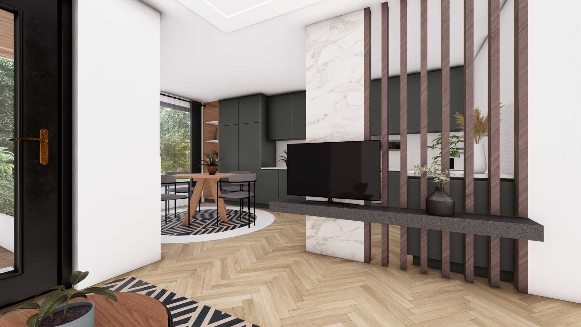 Tiny House Floorplan 7x9 Meters House Plan 2 Bedroom Small House Plan 1 ...