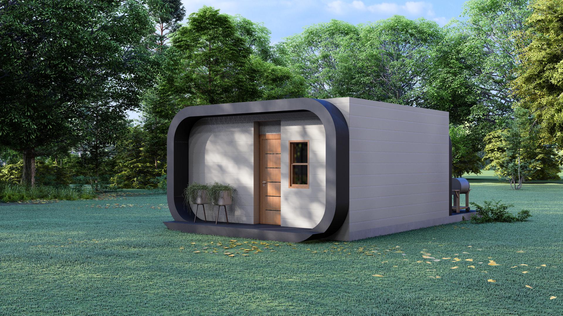 Tiny House Floorplan | 5x5 Meters House Plan | 1 Bedroom Small House ...