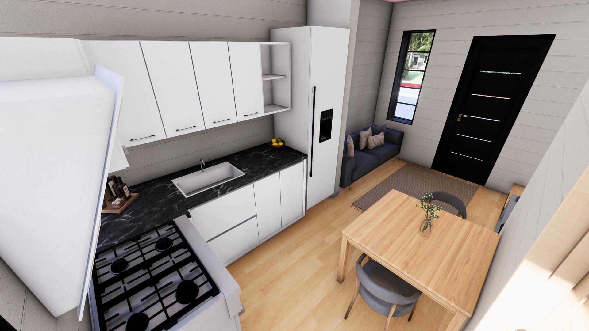Tiny House Floorplan | 4x5 Meters House Plan | 1 Bedroom Small House ...