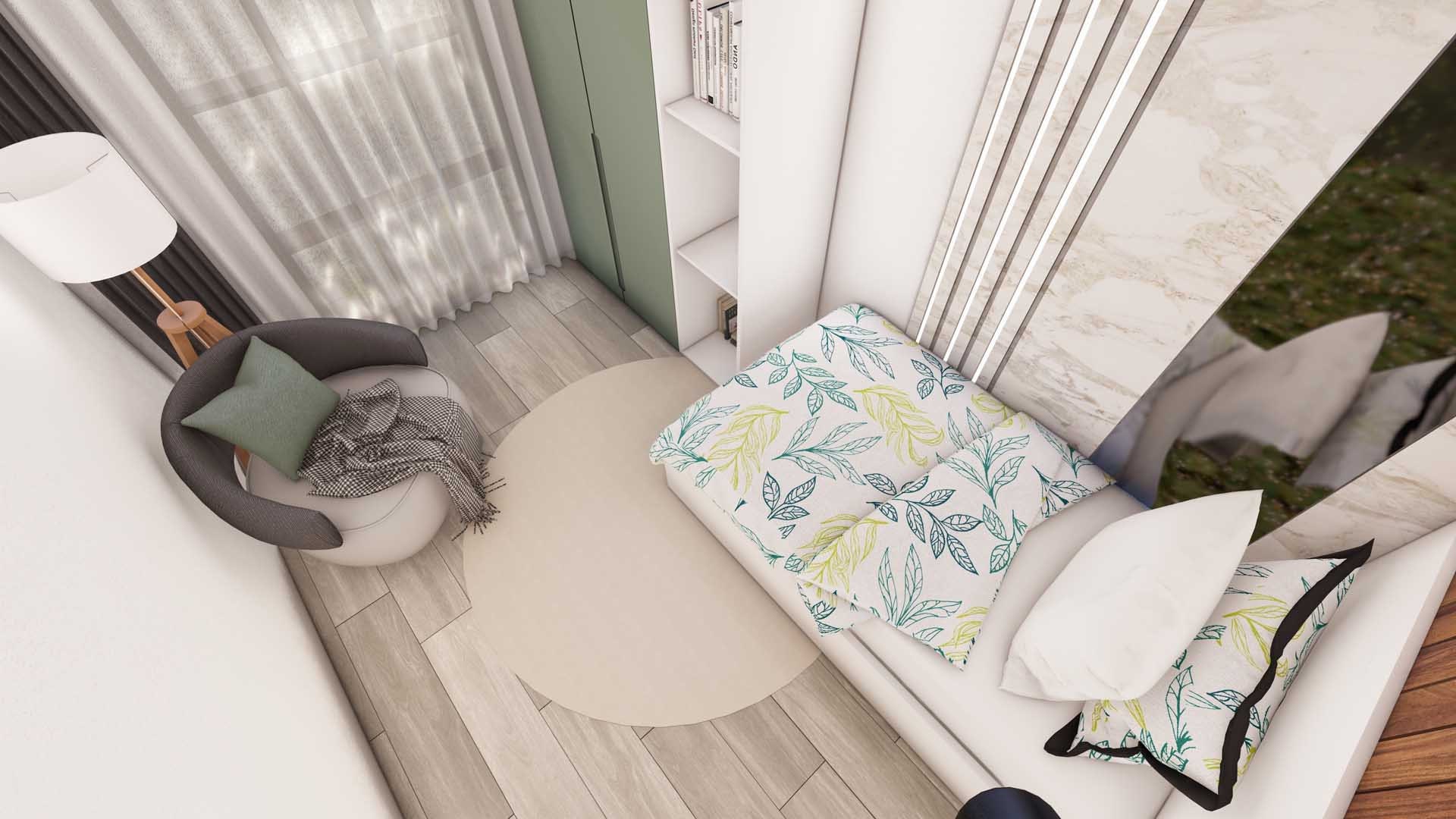 Tiny House Floorplan | 7x9 Meters House Plan | 2 Bedroom Small House ...