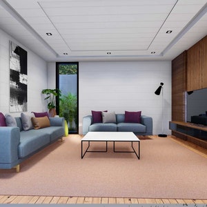 Modern House Floorplan | 9x16 Meters House Plan | 4 Bedroom House Plan ...