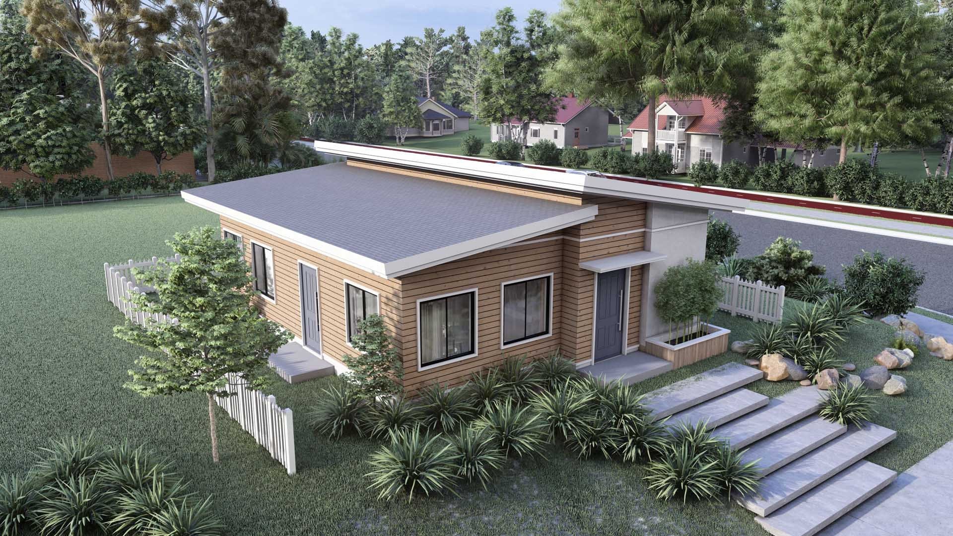 House Floorplan | 8x10 Meters House Plan | 2 Bedroom Small House Plan ...