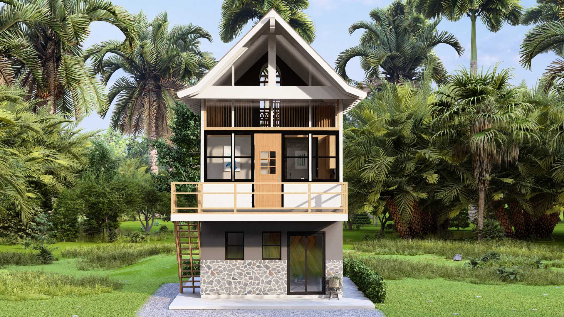 House Floorplan | 6x7 Meters House Plan | 3 Bedroom Small House Plan ...