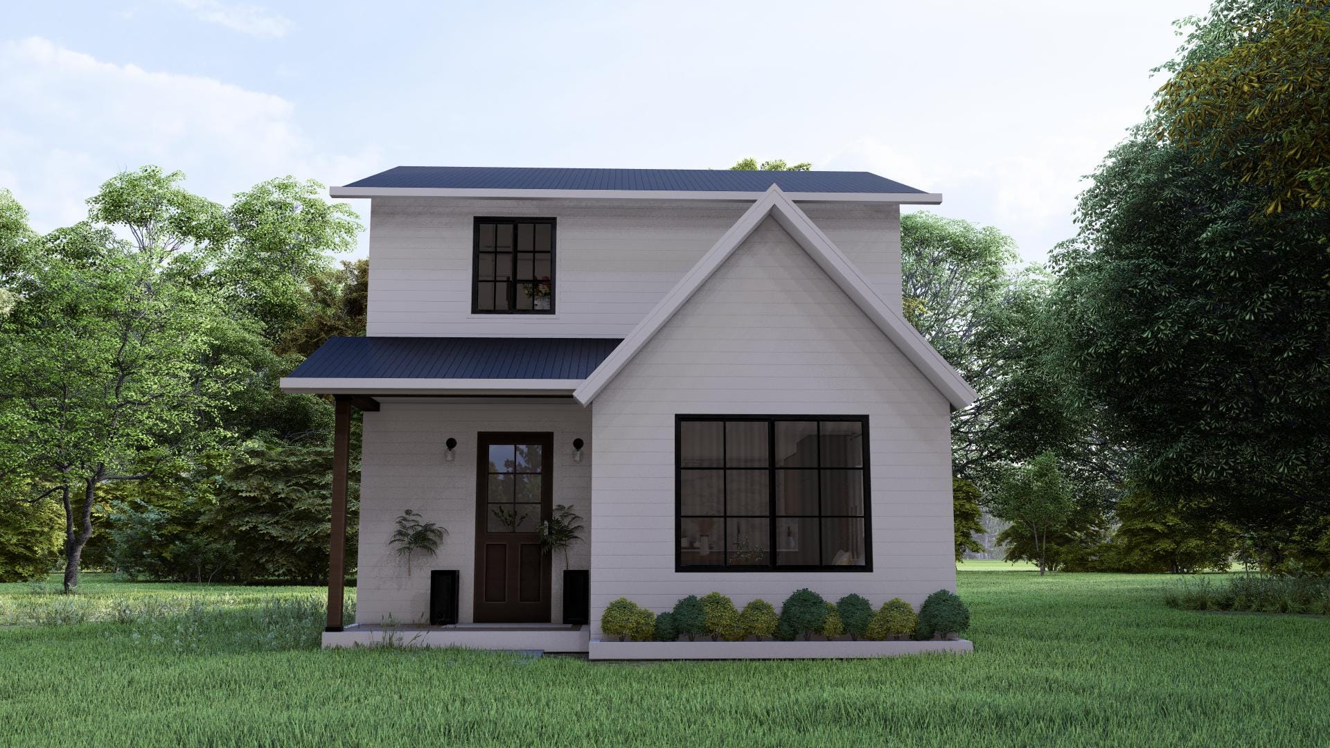 Tiny House Floorplan | 7x9 Meters House Plan | 3 Bedroom Small House ...